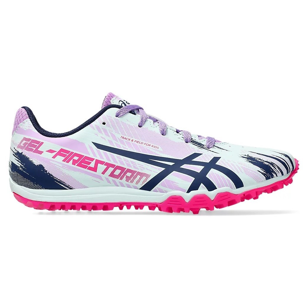Asics Gel Firestorm 5 - Kids Racing Waffles - Lavender Glow/Blue ...