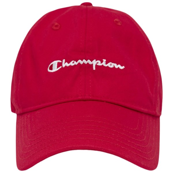 Champion Script Kids Cap - Red | RunDNA