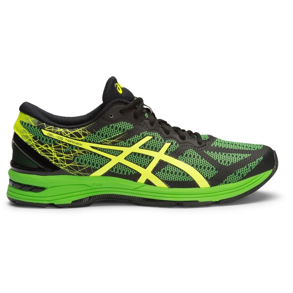 Asics Gel DS Trainer 21 - Mens Running Shoes - Black/Safety Yellow ...