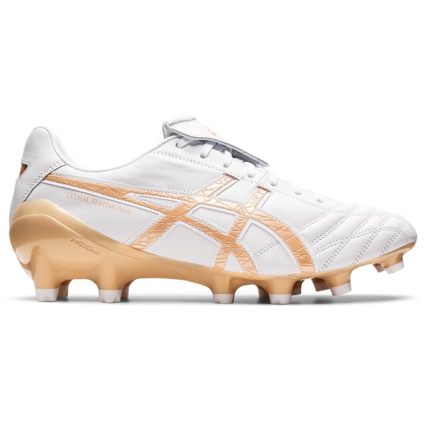 Asics Lethal Testimonial 4 IT - Mens Football Boots - White Champagne ...