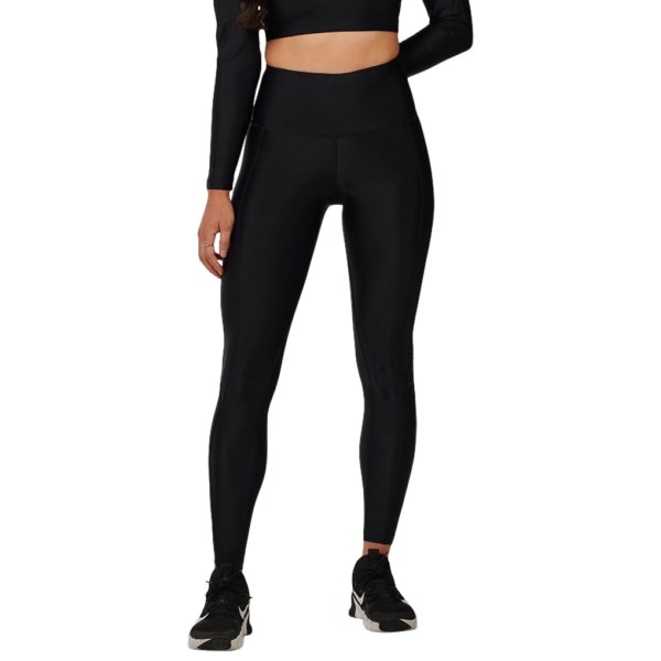 o2fit Womens High Waist Compression Tights - Black | RunDNA