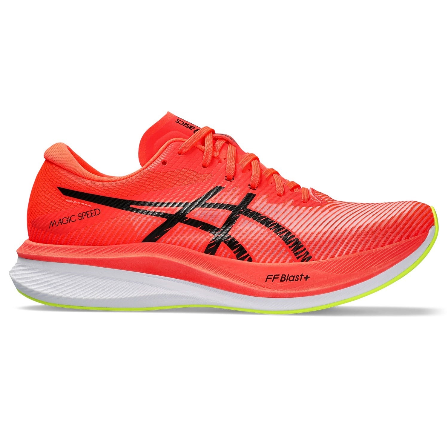 Asics Magic Speed 3 - Mens Road Racing Shoes - Sunrise Red/Black | RunDNA