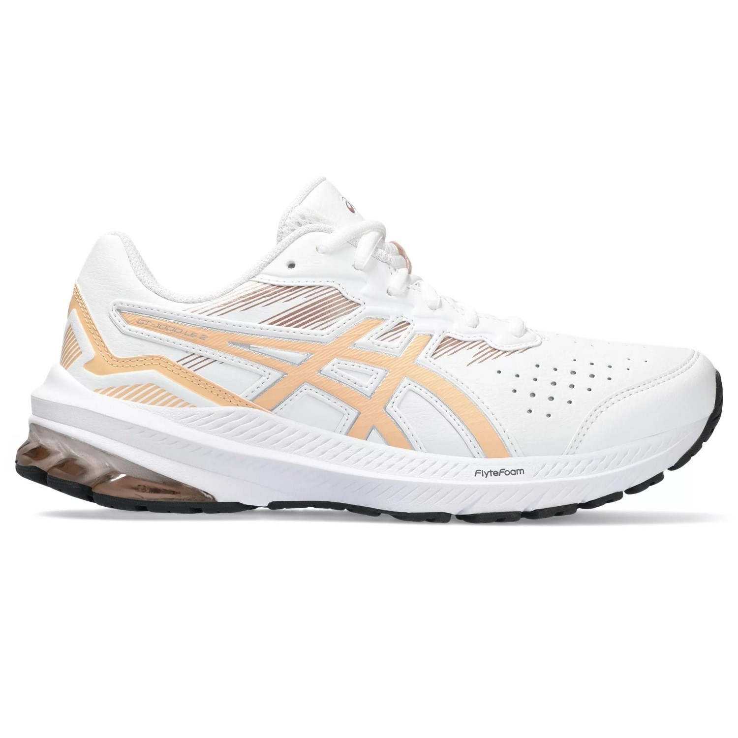Asics GT-1000 LE 2 - Womens Cross Training Shoes - White/Apricot Crush ...
