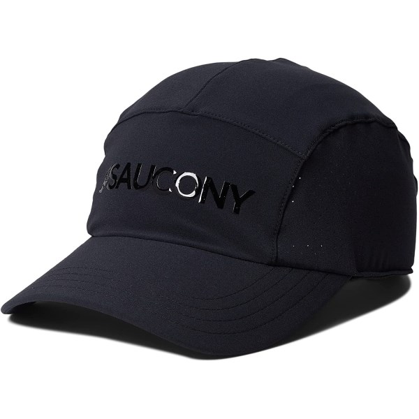 Saucony Outpace Running Cap - Black Graphic | RunDNA