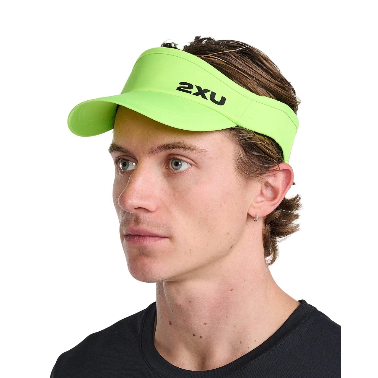 2XU Run Visor - Volt/Black | RunDNA