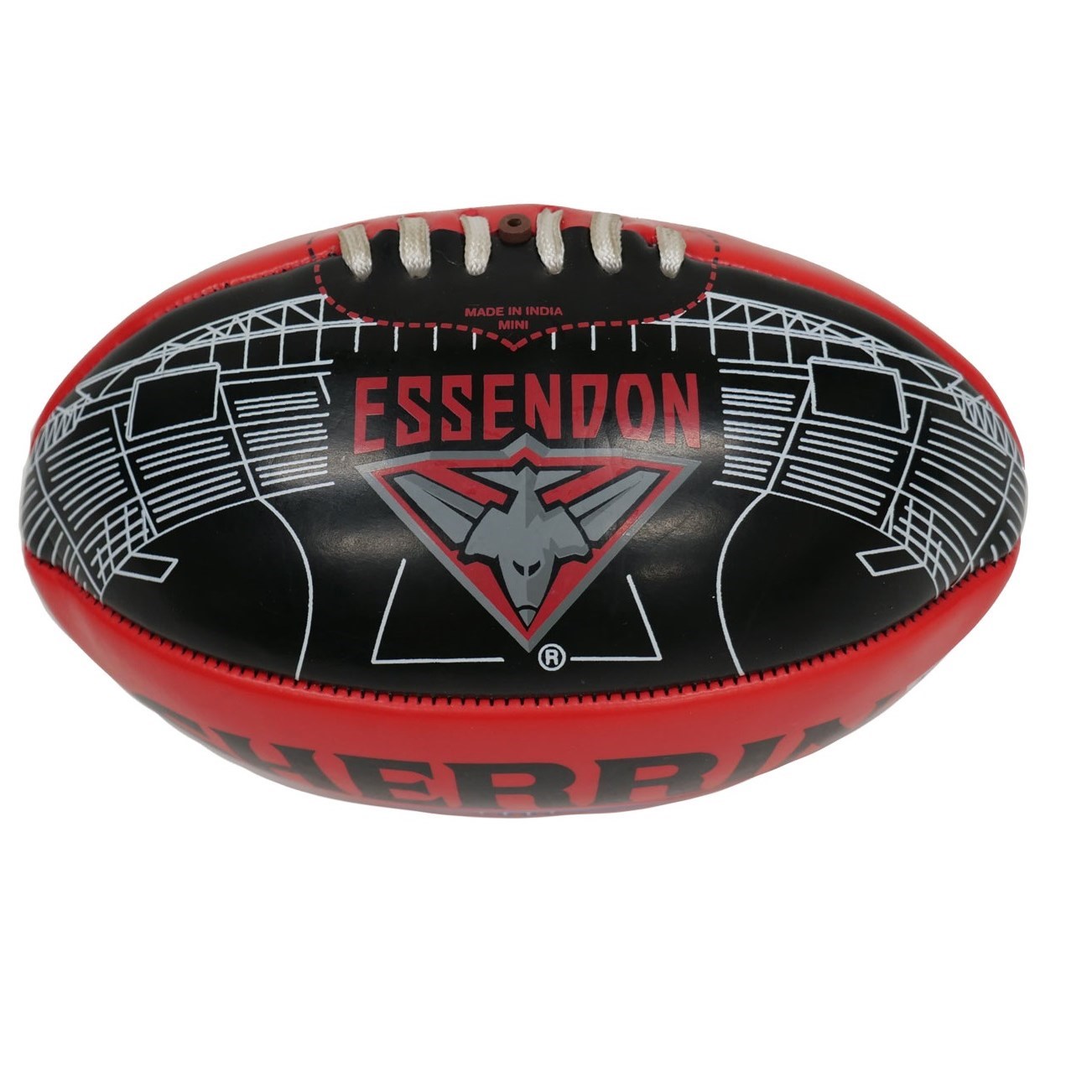 Sherrin Essendon Bombers AFL Mini Football - Red/Black | RunDNA