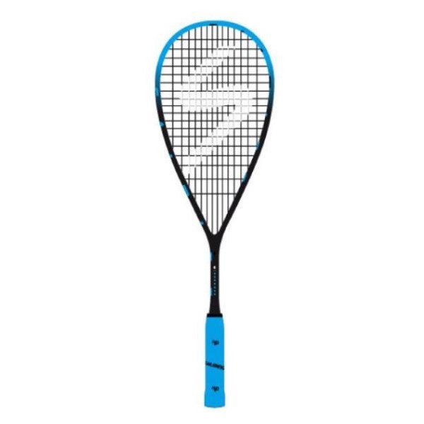 Salming Cannone Squash Racquet - Black/Cyan | RunDNA