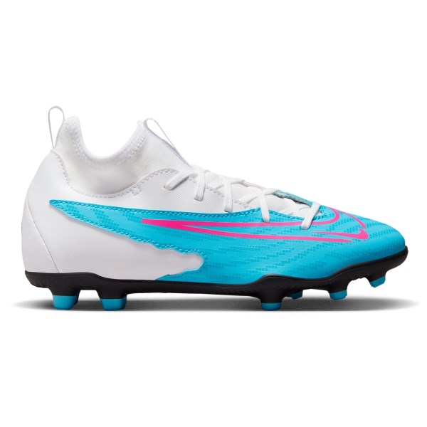 Nike Jr. Phantom GX Club Dynamic Fit MG - Kids Football Boots - Baltic Blue/Pink Blast/White ...