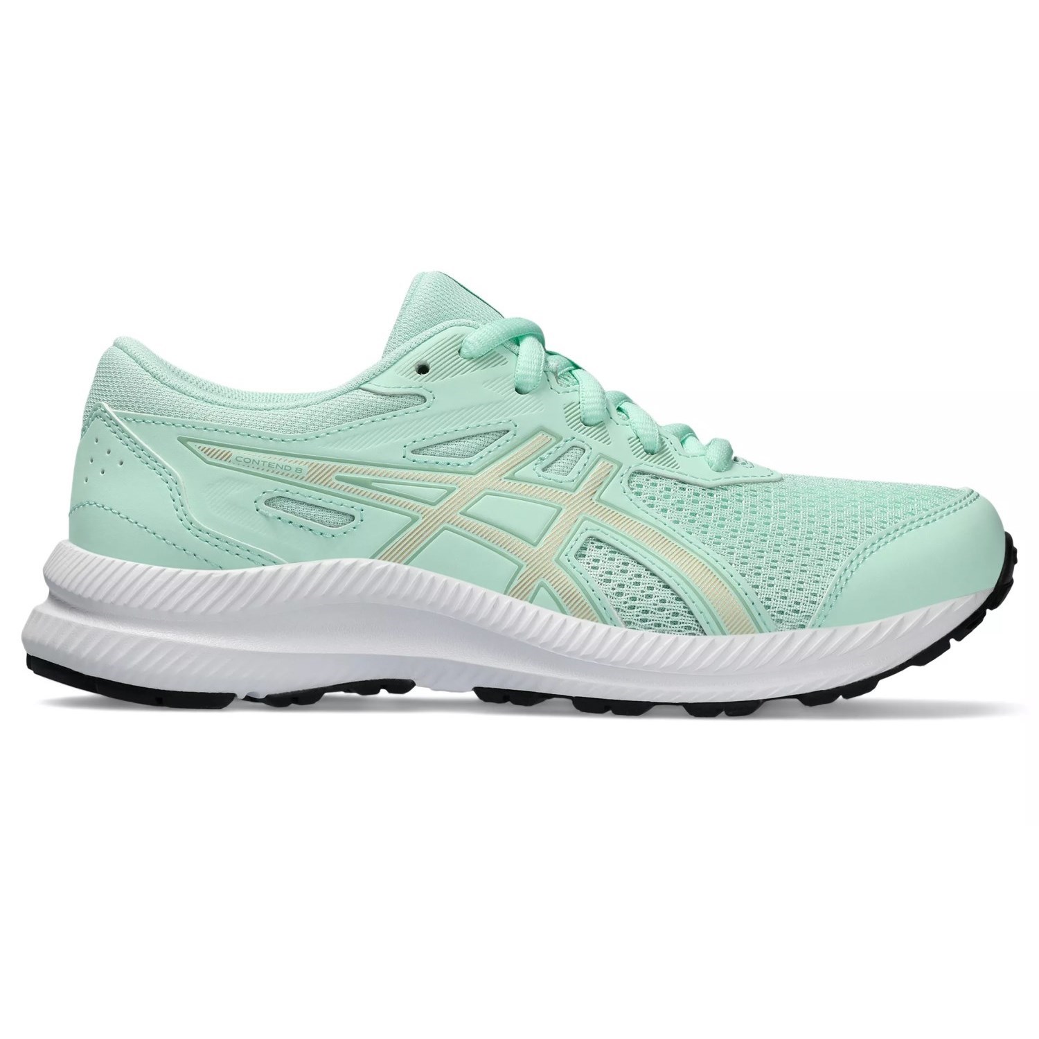 Asics Contend 8 GS - Kids Running Shoes - Mint Tint/Champagne | RunDNA