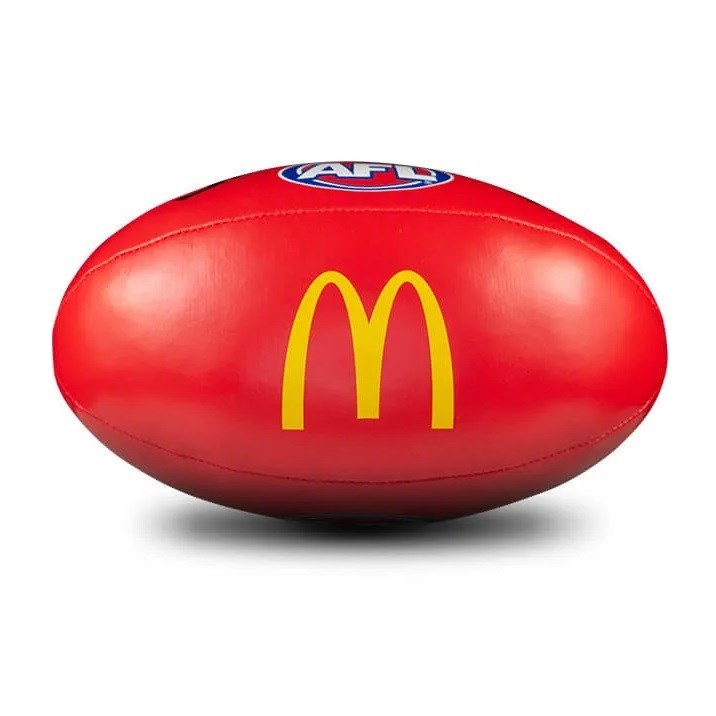 Sherrin AFL Replica Soft Football - Red | RunDNA