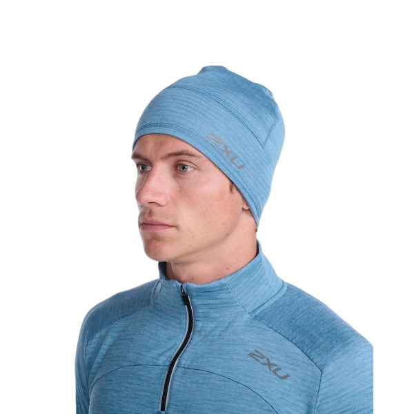 2XU Ignition Beanie - Shadow/Black Reflective | RunDNA