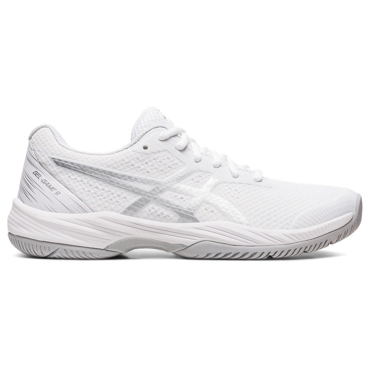 Asics Gel Game 9 - Womens Netball Shoes - White/Pure Silver | RunDNA