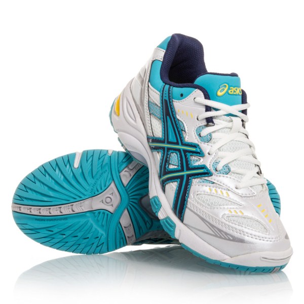 Asics Gel Netburner Ignites 7 GS - Junior Girls Netball Shoes - White ...