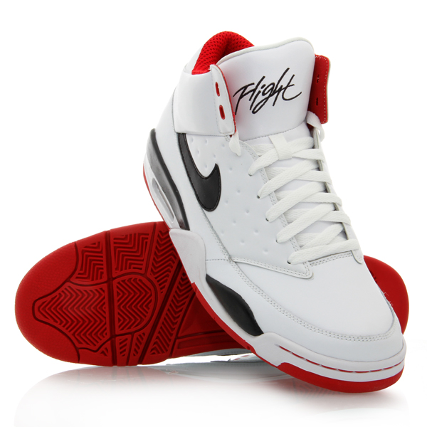 Nike Air Flight Classic (100) - Mens Basketball Shoes - White/Black ...