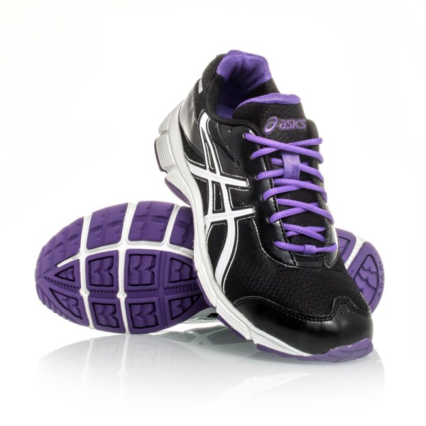 Asics Gel Quick Walk - Womens Walking Shoes - Black/White/Purple | RunDNA