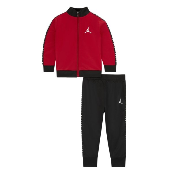 Jordan Air Tricot Baby Tracksuit Set - Black/Gym Red | RunDNA