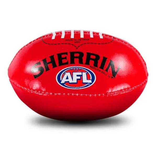 Sherrin AFL Soft Mini Football - Red | RunDNA