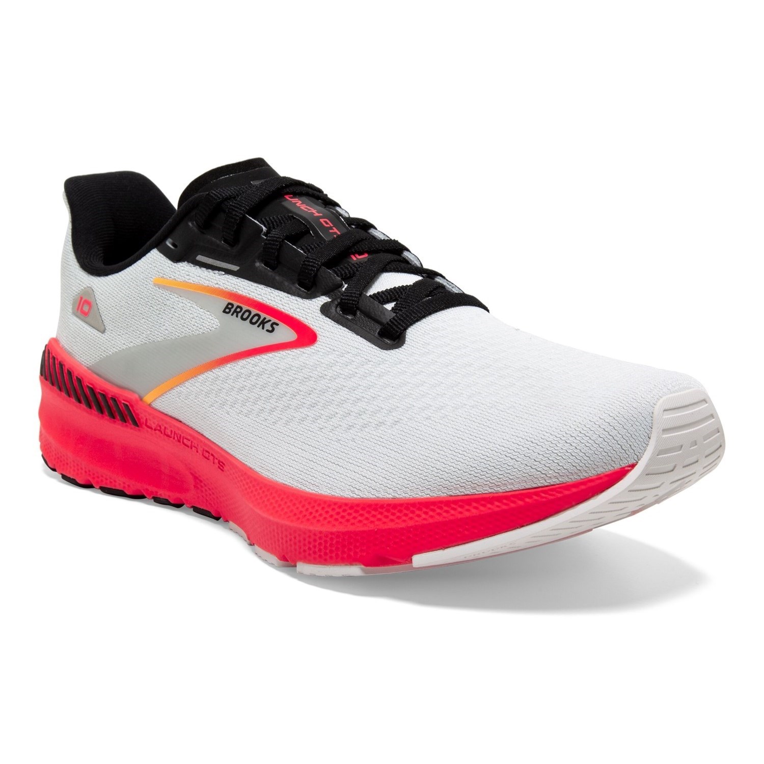 Brooks Launch GTS 10 - Mens Running Shoes - Blue/Black/Fiery Coral | RunDNA