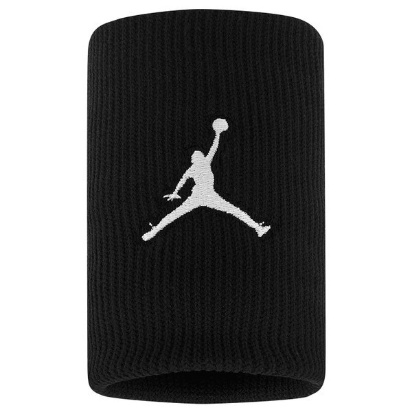 Jordan Jumpman Terry Basketball Wristbands - 2 Pack - Black/White/Gym ...