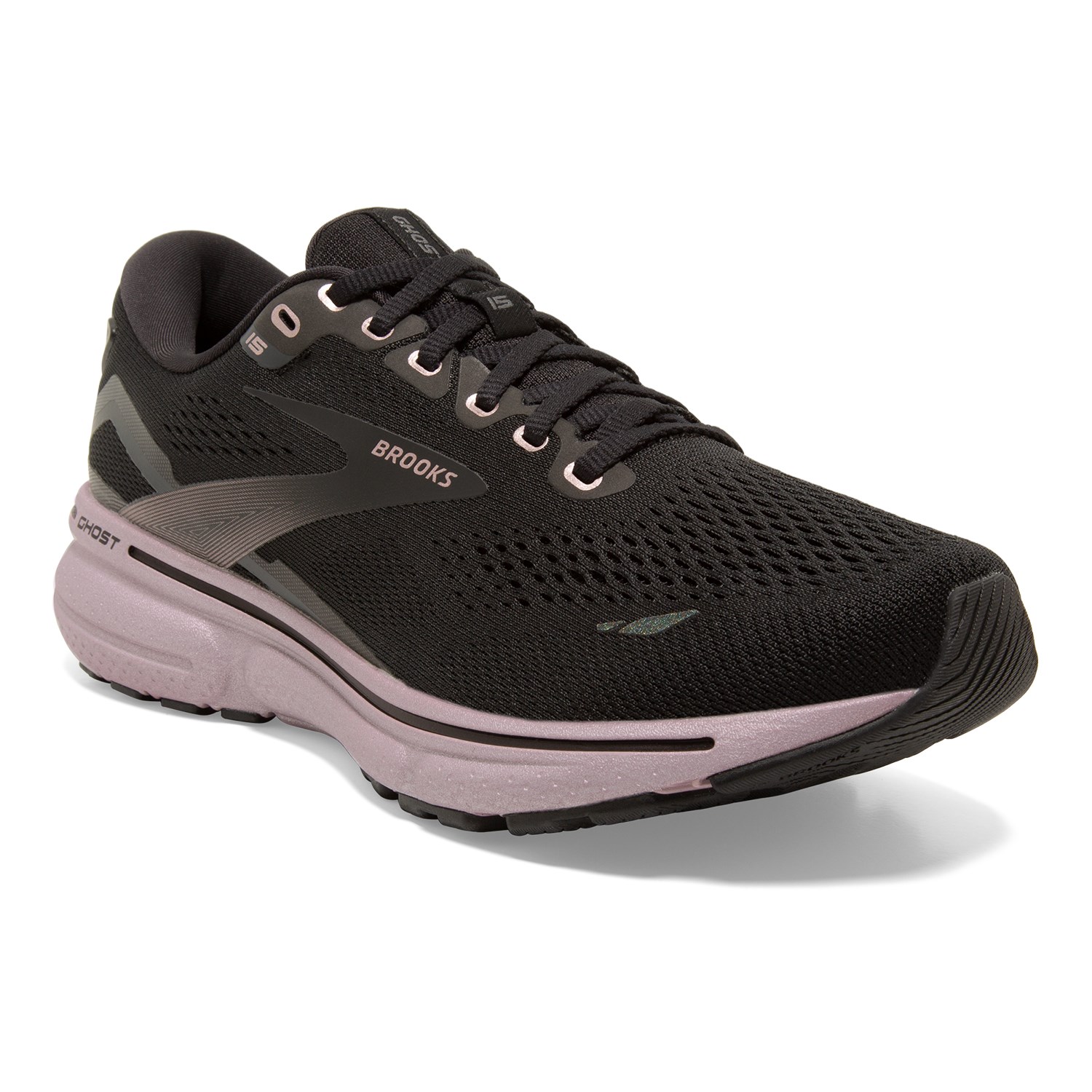 Brooks Ghost 15 - Womens Running Shoes - Black/Rose Gold | RunDNA