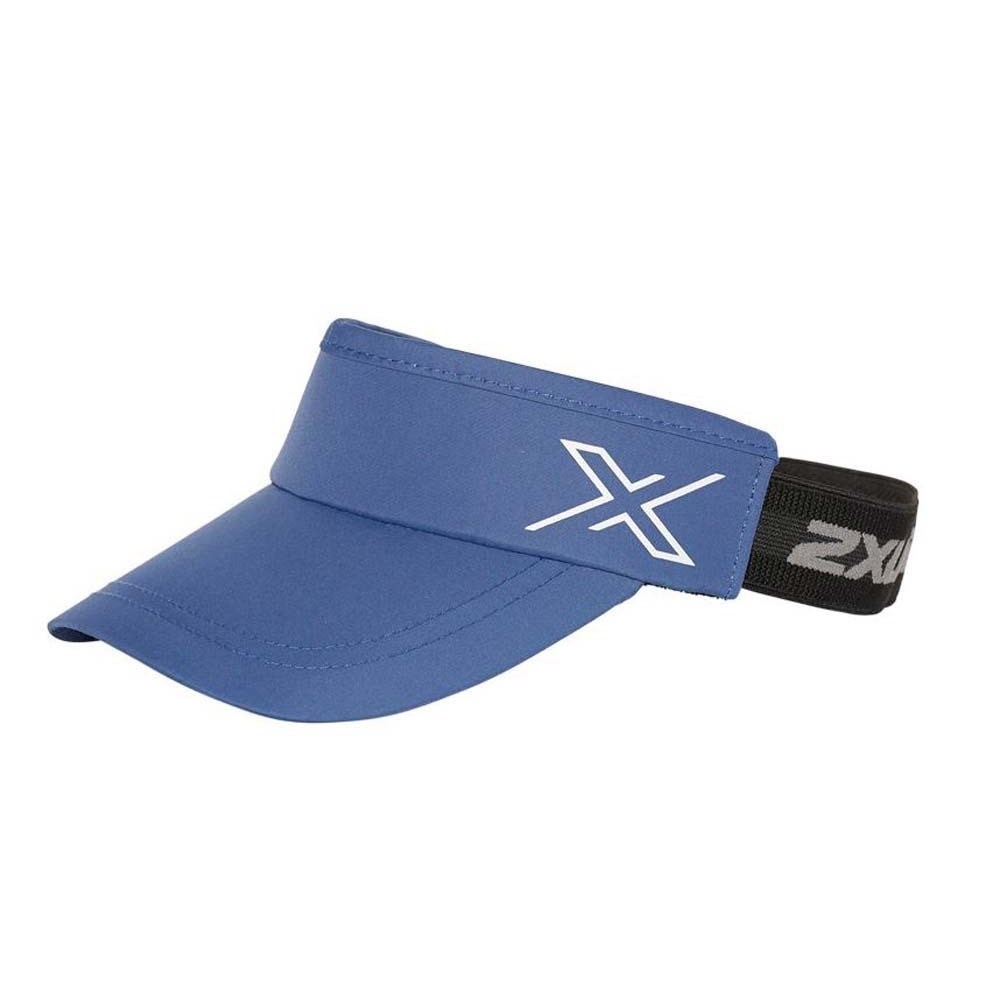 2XU Performance Running Visor - Poseidon/White | RunDNA