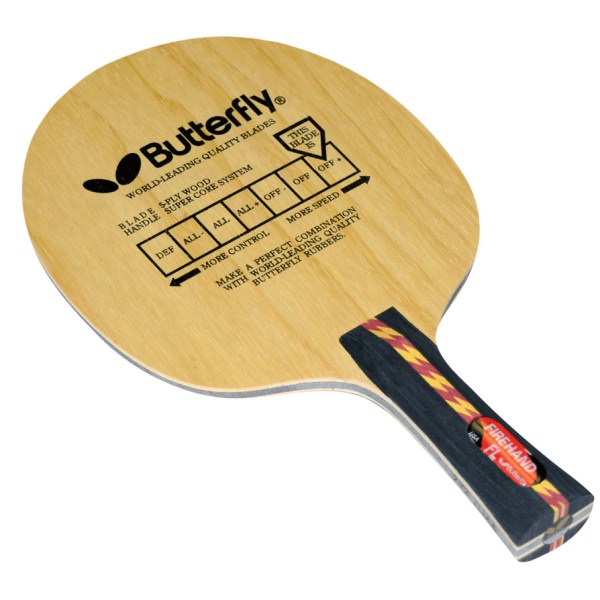 Butterfly Firehand Flared Table Tennis Blade | RunDNA