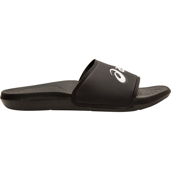 Asics Belt Type Mens Slides - Black/White | RunDNA