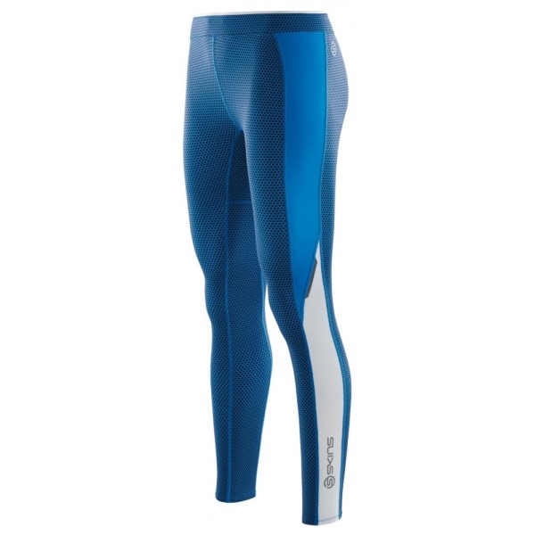 Skins A200 Womens Compression Long Tights - Double Denim | RunDNA