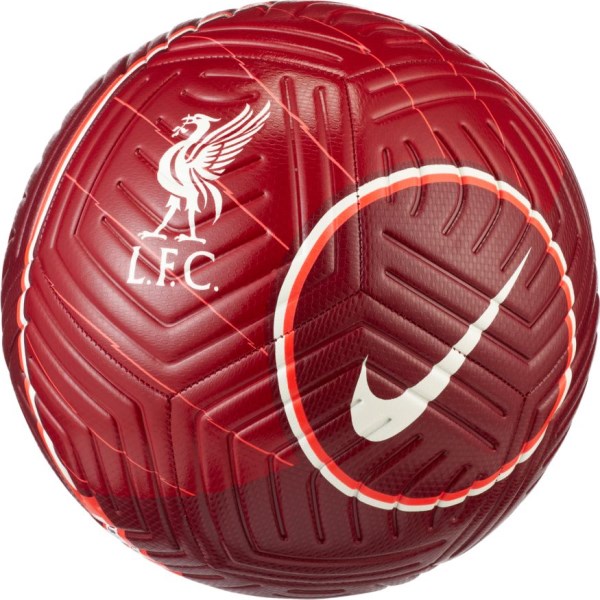 Nike Liverpool FC Strike Soccer Ball - Size 5 - Team Red/Gym Red/Fossil ...