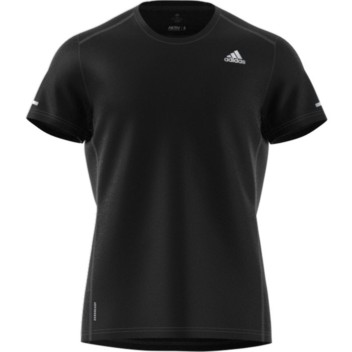 Adidas Run It Mens Running T-Shirt - Black | RunDNA