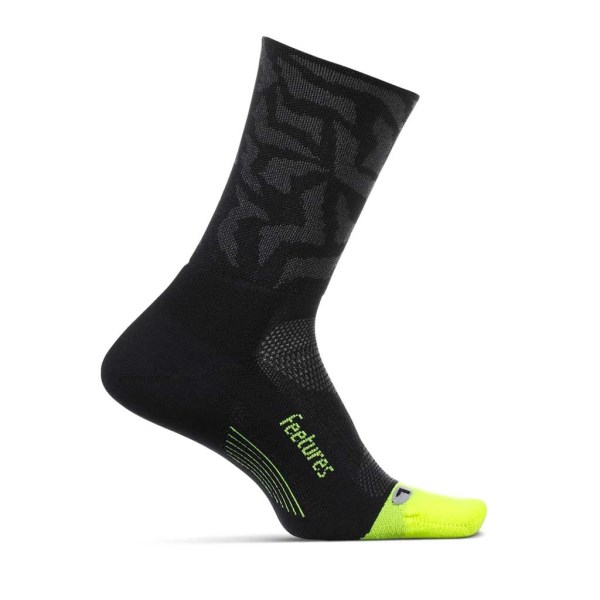 Feetures Elite Light Cushion Mini Crew Running Socks - Savage Reflector ...